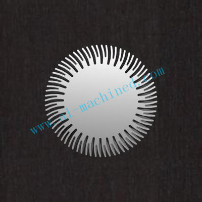 China Custom Machined LED Cooling in china, AL6063 Extruded Profiles LED Light Radiator,hot it supplier