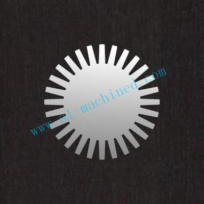 China Custom Machined LED Cooling in china, AL6063 Extruded Profiles LED Light Radiator,hot it supplier