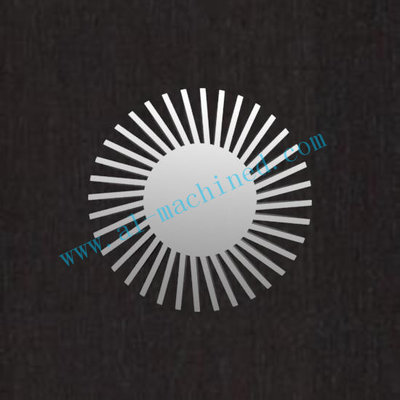 China Custom Machined LED Cooling in china, AL6063 Extruded Profiles LED Light Radiator,hot it supplier