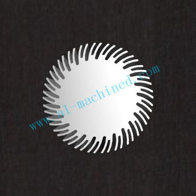 China Custom Machined LED Cooling in china, AL6063 Extruded Profiles LED Light Radiator,hot it supplier