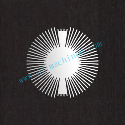 China Custom Machined LED Cooling in china, AL6063 Extruded Profiles LED Light Radiator,hot it supplier