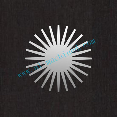 China Custom Machined LED Cooling in china, AL6063 Extruded Profiles LED Light Radiator,hot it supplier