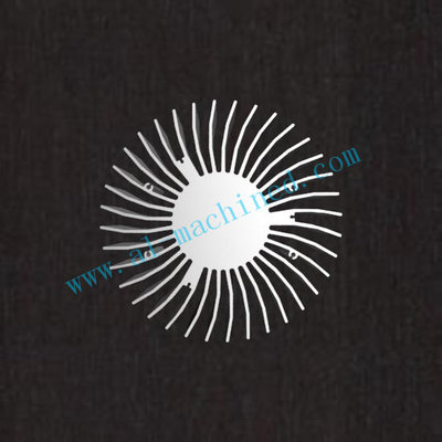 China Custom Machined LED Cooling in china, AL6063 Extruded Profiles LED Light Radiator,hot it supplier