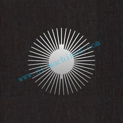 China Custom Machined LED Cooling in china, AL6063 Extruded Profiles LED Light Radiator,hot it supplier