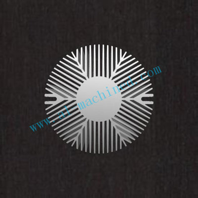 China Custom Machined LED Cooling in china, AL6063 Extruded Profiles LED Light Radiator,hot it supplier