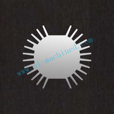 China Custom Machined LED Cooling in china, AL6063 Extruded Profiles LED Light Radiator,hot it supplier