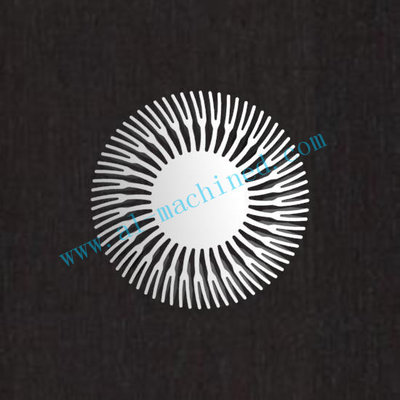 China Custom Machined LED Cooling in china, AL6063 Extruded Profiles LED Light Radiator,hot it supplier