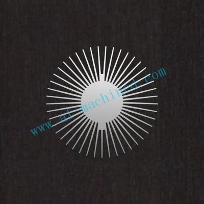 China Custom Machined LED Cooling in china, AL6063 Extruded Profiles LED Light Radiator,hot it supplier