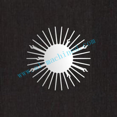 China Custom Machined LED Cooling in china, AL6063 Extruded Profiles LED Light Radiator,hot it supplier