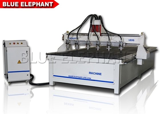 Steel Frame Multi - Head CNC Router Mini Lathe Machine ER 25 Collet