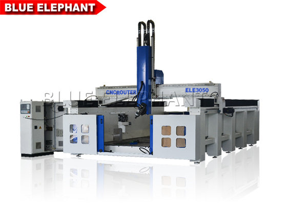 Benchtop 5 Axis Cnc Wood Carving Machine Industrial Taiwan Syntec Control System