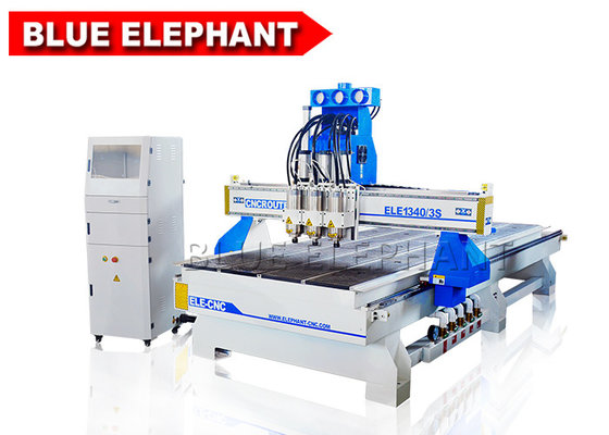 1340 Multi - Head CNC Router Cnc Cutting Machine Design For Wooden Door Chair Cabinet