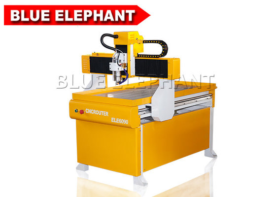 Portable 4 Axis 6090 Mini Cnc Pcb Router / Math3 Cnc Controller Router With Rotary Device