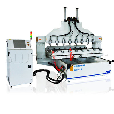 High Precision Multi - Head CNC Router Electronic Engraving Machine Ball Screw Transmission