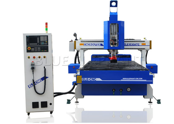 Linear Motion ATC CNC Router Door Making Machine 12Kw Power Consumption