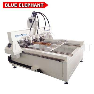 ELE 0809 multi head cnc woodworking router machine with YAKO driver with CE,ISO9001 for woodworking