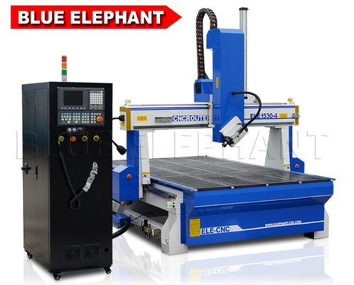 ELE 1530 wood 4 axis cnc router carving machinery with YASKAWA Motor and driver from Japan for EPS foam, mould
