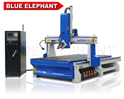 ELE 1530 wood 4 axis cnc router carving machinery with YASKAWA Motor and driver from Japan for EPS foam, mould