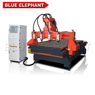Multi Spindle CNC Router Machine With Air Cooling Spindle And NC Studio 53C Control System