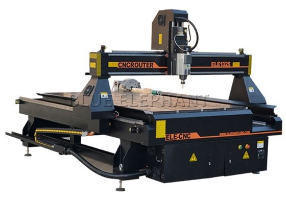 High Power Spindle 4 Axis CNC Router Machine Z Structure 750w YASKAWA Servo Motor
