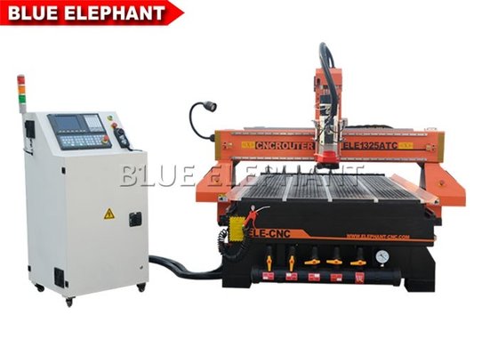 Taiwan SYNTEC control system 1325 big size ATC 3d CNC router , wood working cnc router with carousel auto tool changer