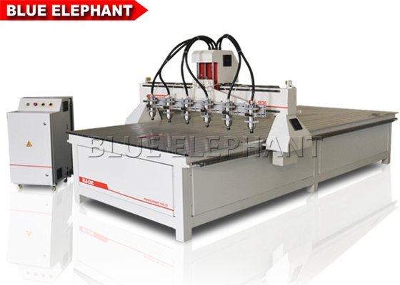 1836 multi - heads cnc router, wooden door design cnc router machine with best price