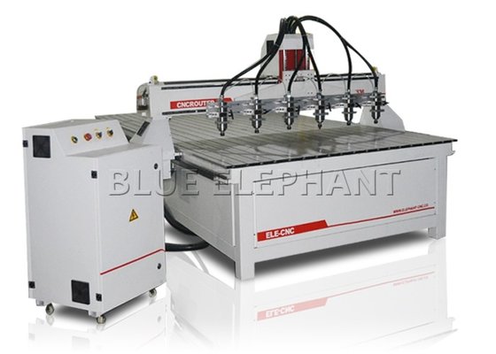 Japanese OMRON Switch , 1836 multi - heads cnc router , wooden door design cnc router machine with best price