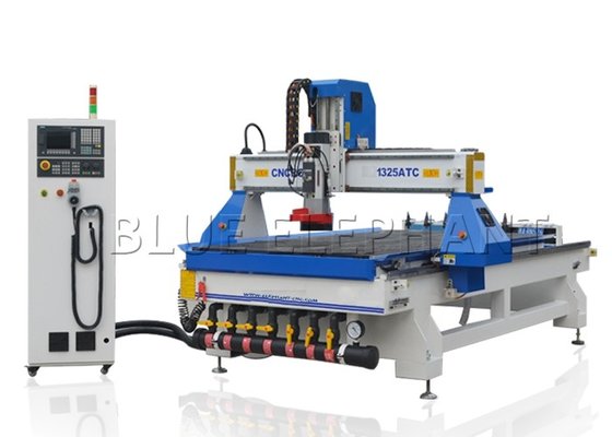 T - Type Gantry Rotary Axis Cnc Router With Atc , Cnc Stone Engraving Machine Low Vibrations