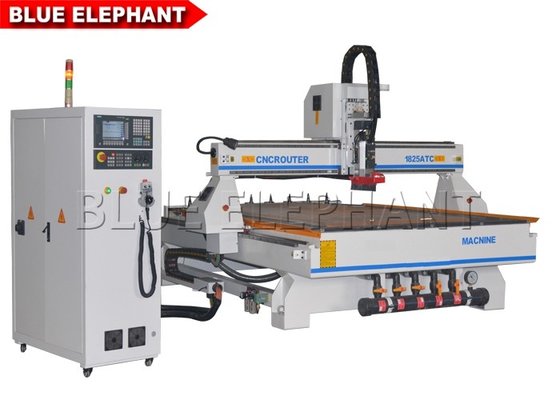 Germany Siemens Servo ATC CNC Router For Sign Making 9KW HSD ATC Spindle