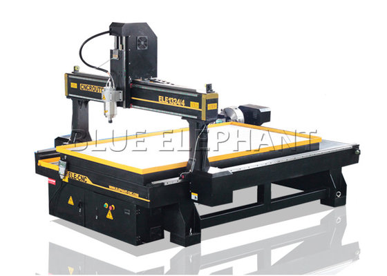 Professional 4 Axis Cnc Router Engraver Machine , Cnc Stone Engraving Machine 5.5 Kw Delta Inverter