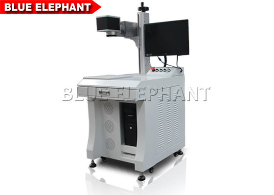 3d Crystal Arcylic Metal Fiber Laser Machine / Granite Laser Etching Machine 110 * 110mm
