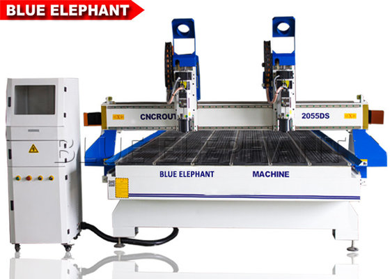 2055 multi-heads woodwork cnc router , cnc wood carve machine for wood door design