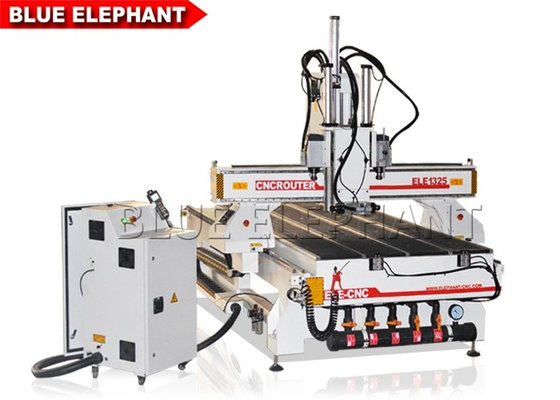 Auto Tool Change  3 Axis Cnc Router Machine , Durable Wood Craft Machine