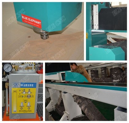 Self - Lubricating MDF Engraving Machine , Horizontal Foam Cutting Machine Large Bed Size