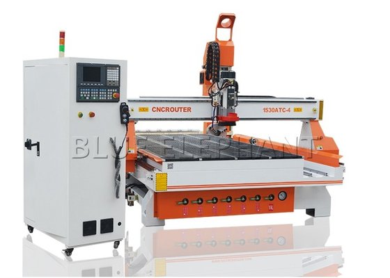 Rotary Device ATC CNC Router Machine 4 Axis 0 - 24000mm / Min Working Speed