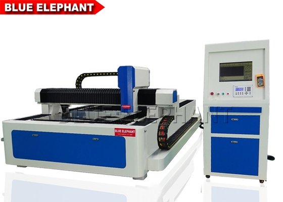 High Precision CNC Fiber Optic Laser Cutting Machine , Fiber Laser Marking Machine Sawtooth Platform