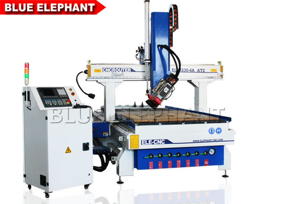 1330 furniture making machine , 4 axis cnc wood boring machine for wood , furniture , aluminum