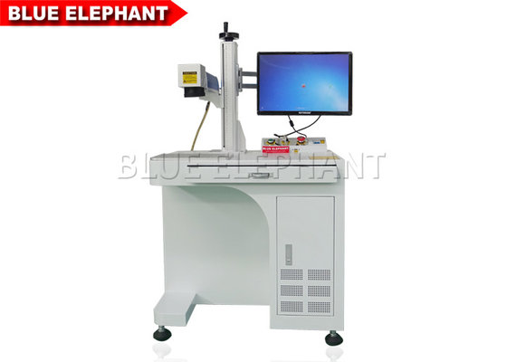 Portable mini fiber laser machine , fiber laser marking machine for bamboo , stainless steel