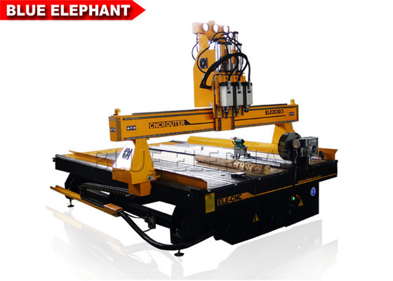 ELE 2030 Preumatic Multi Spindle CNC Router , wood engraving cnc router machine for wood furniture