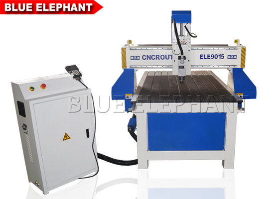 ELE 9015 Aluminum Cutting Machine , advertising 4 axis wooden door cnc router with CE certificate