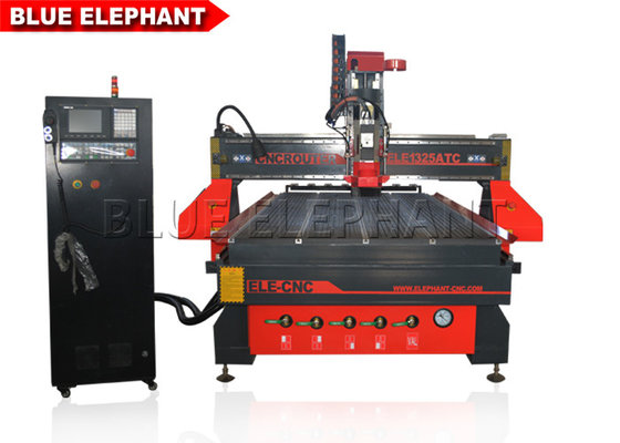Automatic Tool Change 3d CNC Wood Router Syntec 6MB Control For Die Industry