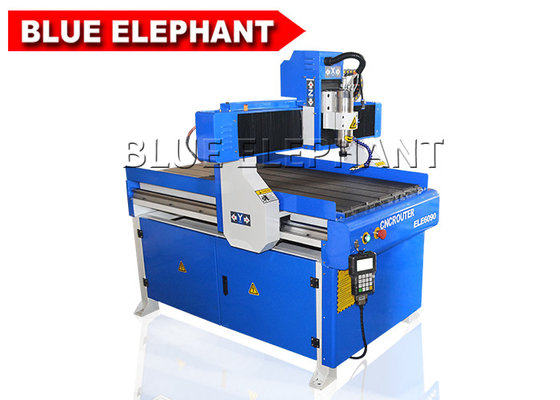 ELE 6090 4 Axis Cnc Router Advertising Engraving Machine With Rotary Device