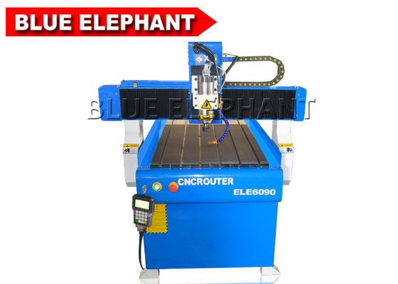 ELE 6090 4 Axis Cnc Router Advertising Engraving Machine With Rotary Device