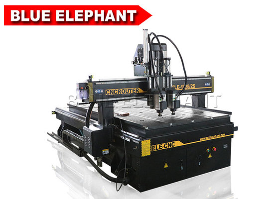 1325 2 Heads cnc router , furniture making machinery , router cnc woodworking with air cylinder