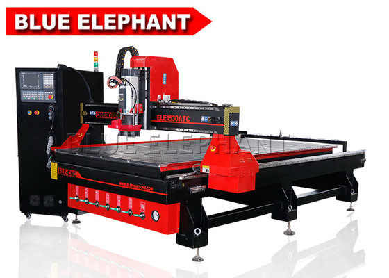 Multi use woodworking cnc router machine atc , automatic mdf cnc machine 1530