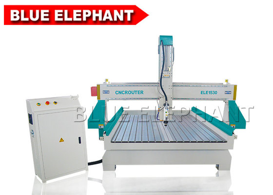 1530 High z axis plywood cnc cutting machine , computer wood cutting machine for pvc