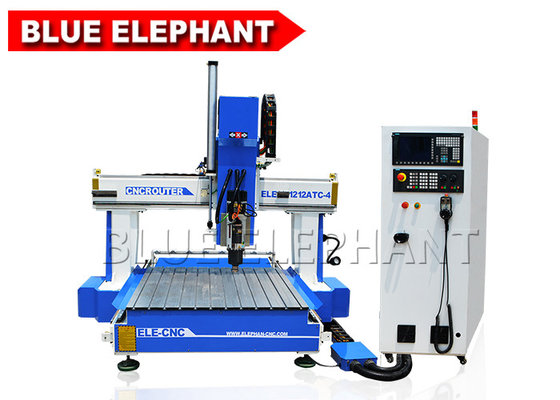 Hightech 1212 ATC CNC Mini Wood Cutter Machine High Z Travel For Industrial