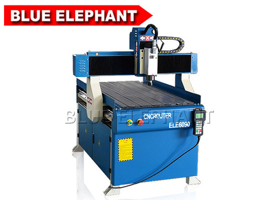 Portable Advertising CNC Woodworking Router Machine 6090 X Y Z 3 Axis with Ball Screw Transmission