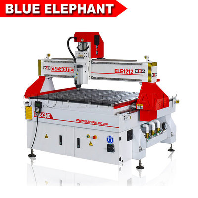 Blue Elephant 1212 Cnc Router Wood Cutting Carving Machine for Aluminum for Sale 1200x1200mm Working Table
