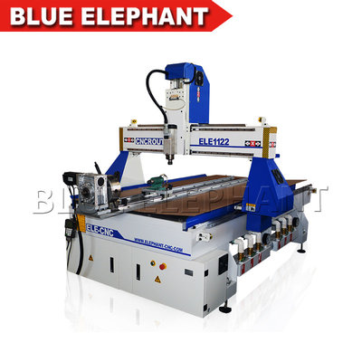 1122 Removable Rotary Device 4 Axis Electric Wood Cnc Cutter Machine Woodworking Equipment in Good Price for Wooden Craf